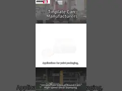 China OEM Round Tin Container 5liter For Paint Wood Coating Tin Package for sale