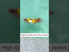 Cina Giubbotto di salvataggio leggero per animali non scivoloso con passo a passo per animali da compagnia abbigliamento da esterno impermeabile in vendita