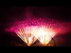 Fogos de artifício grandes profissionais Liuyang Mandarin de 0,8 polegadas, 300 tiros, 1,3g, Un0335