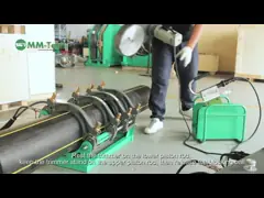 350mm Plastic PE Pipe Butt Fusion Welding Machine for Water System Operation Demonstration