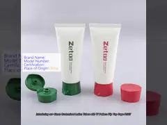 40mm Diameter Customized Lotion Tubes with 'K' Pattern Flip Top Caps RG07