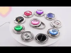 Προσαρμοσμένο Αναδιπλούμενο Άγκιστρο Τσάντας από Κράμα Ψευδαργύρου Ένα Χριστουγεννιάτικο Τζάκι Κρεμάστρα Τσάντας Τραπεζιού