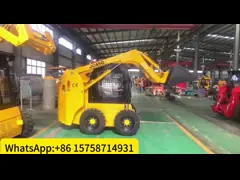 JC45 0.4m3 Skid Steer Loader 36.7kw It with attachments sells well