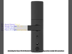 China Smart Glass Door Lock with Tuya Bluetooth and Fingerprint Recognition for sale