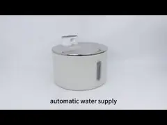 Cina Fontana per bere per gatti in acciaio inossidabile colore originale con capacità di 8 litri e dispenser d'acqua per animali domestici con filtro a circolazione in vendita