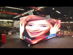 China Chengli 16FT 18F 3 Sided LED Screen Advertising Van Customized Mobile LED Display Box for sale