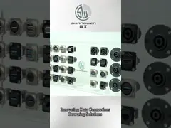 Ip65 pannello impermeabile montaggio connettore 4 pin audio video connettore per cavo dati