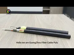 China Supply Adss G652D 100 Meter 24 Core Adss Fiber Optic Cable For Overhead Aerial Communication Cable for sale