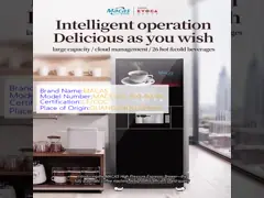 High Pressure Espresso Brewer for Coffee with Macas Commercial Fully Automatic Freshly Ground Cabinet Coffee Machine