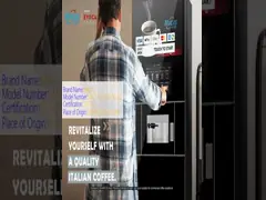 800CC 바닥에 서 있는 커피 머신 정밀 밀링 추출