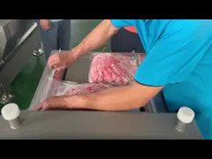 Double chamber vacuum packing machine