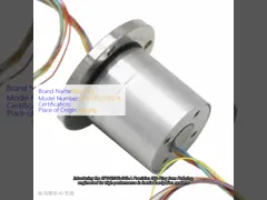 High Performance Stainless Steel Slip Rings Gold To Gold Contacts