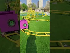 Children's and Adults' Amusement Park Adventure Roller Coasters Small Zip-Line Outdoor Playground