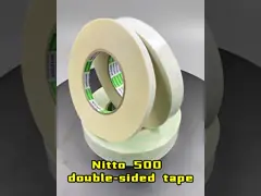 China Nitto 500 Non-woven Fabric Pressure-Sensitive Adhesive Double-Sided Tape for sale