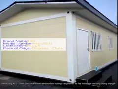 Steel Structure Prefabricated Modular Building Residential Space