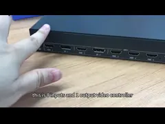 Bitvisus 4K60 8 Imágenes Multi-Viewer HDMI / DP Control remoto Conmutador de video Control remoto infrarrojo