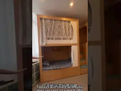 China Deluxe Capsule Hotel Bed 4600x900x2400mm with 12mm Splints and 5cm Mattress for Compact Spaces for sale