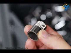 Factory Direct 201 Welding Nipple with NPT BSPP BSPT G Threaded One Side Threaded Pipe Fittings