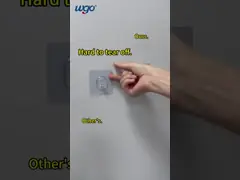 caricamento massimo autoadesivo 5kg dei ganci della parete del bagno di 7x7cm 8x8cm