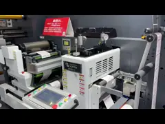 semi flexo machine with semi rotary die cutr