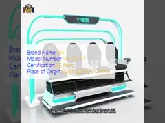 China Virtual Reality Cinema 4 Players VR Movie Theater Comfortable for sale