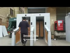 게이트 회전식 십자문 OEM ODM을 미끄러지게 하는 녹슬지 않는 강철 304 전체적인 높이