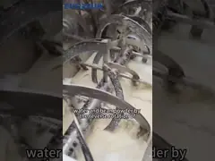 Mezclador helicoidal: Una solución eficiente y uniforme para mezclar agua y harina de frijol