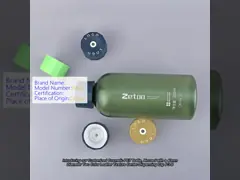 China Custom PET Cosmetic Bottles with 40mm Two-Color Matte Center-Dispensing Cap - P3-A Model with 4.2mm Outlet for sale