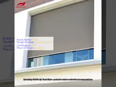 Aluminium Alloy Zip Track Blinds With Rainproof Function In Commercial Spaces