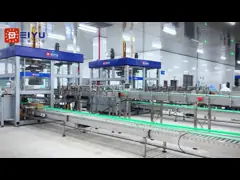 China Fully Automatic High-Speed Packing Machine for Glass Bottle Tin Can Packaging for sale