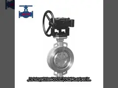 Stainless triple offset butterfly valve