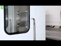 China Custom GMP Workshop HEPA Filter PVC Shutter Door SUS201 Cargo Air Shower for sale