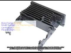 China Industrial Equipment Radiator CNC Machining Parts Milling Turning Service for sale