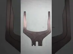 China SiC Ceramic Fork Custom Made Precision Structural Component Handle Wafers Optical Component for sale