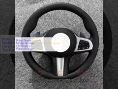 B-M-W 1 2 3 4 5 6 7 X series leather steering wheel modification