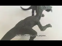 Gránulos de elastómero termoplástico TPE de la serie Sungallon GP410, alta resistencia a la tracción para la fabricación de juguetes