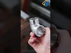 SUS201,SUS304,SUS316 Casting Stainless Steel Screwed Pipe Fittings Female and Male Thread Elbow