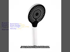 Custom Design Hand Held Shower Head With Shower Holder And Hose In Polished Plastic