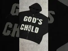 Manufacturer 420 Gsm Sun Faded Acid Washed Custom Logo Distressed Embroidery Patchwork Zip up Heavy