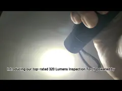 320lm Aluminium Inspection Fixing Work Flashlight With AAA Battery