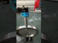 China Pneumatic Ventilation Butterfly Valve Double Acting 16bar 310S Hot Gas Flange For 1000 Degrees Gas for sale