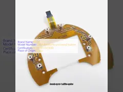 Operation Panel Fpc Membrane Switch Transparent Window Overlay And Metal Plate Assembly