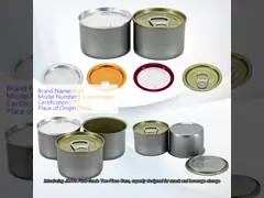 Food - Grade Two - Piece Cans: Leak - Proof & Durable For Snack & Beverage Storage