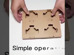 Cina Carta usa e getta con porta tazza latte tè caffè vassoio con maniglia carta Kraft carta di bevande carta di stampa offset in vendita