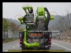 China High-Performance Wear-Resistant Ceramic Concrete Pump Pipeline for Sany Zoomlion XCMG Schwing and Putzmeister for sale