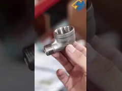 Stainless Steel Screwed Pipe Fittings Reducing Female and Male Thread Elbow