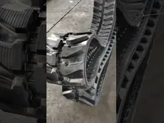 China 300×52.5K×76 Rubber Track Undercarriage / Lightweight Rubber Tracks For Construction Equipment for sale