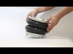 Flange Connection Air Spring Dunlop 8''×2 Air Shock Suspension for Reduce Shock