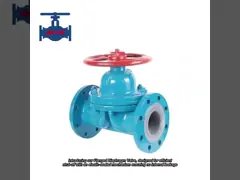Flanged diaphragm valve
