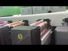 380V 3PH 50Hz High Speed Flexographic Printing Machine For Roller Packing Paper Small Space